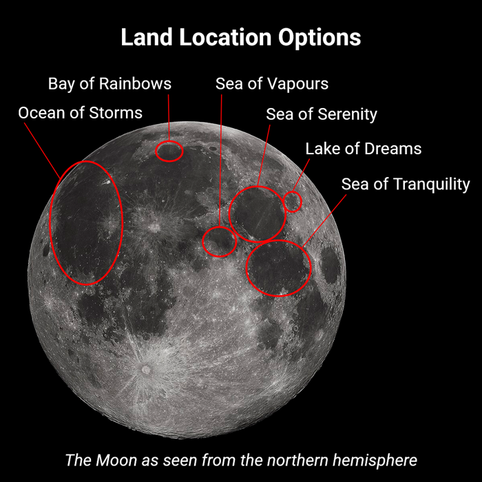 Buy Land on the Moon – The Moon Realtor
